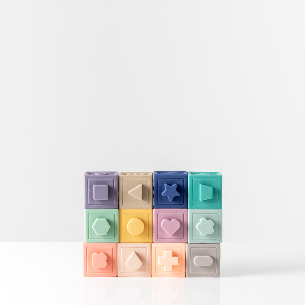 Educational Silicone Building Blocks – My Babe